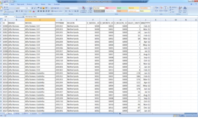 Tidy your data in excel and word by Ahmedelrasas | Fiverr