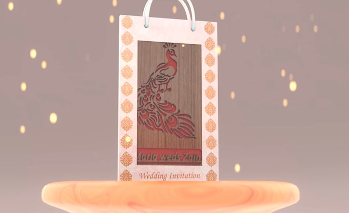 Create custom wedding invitation card animation for you by Wesit489 ...