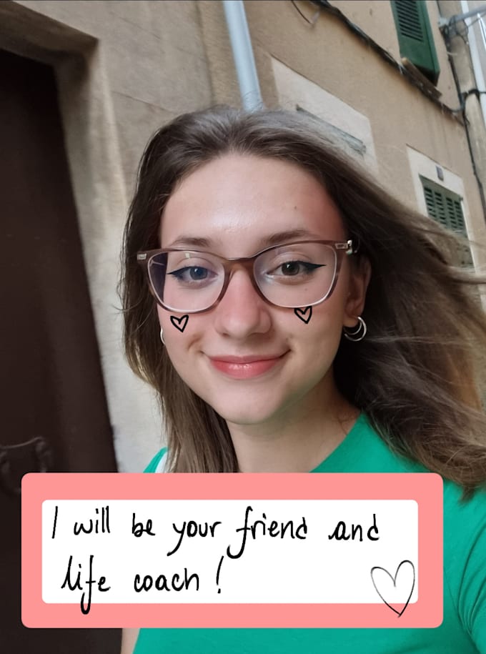 Be your supportive and invested friend and life coach by Teea_anime_art ...