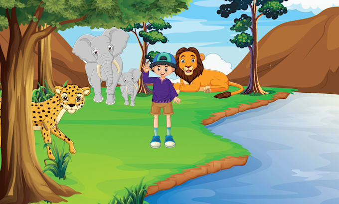 Design kids story book illustrations and kids book cover by Swe_arts ...