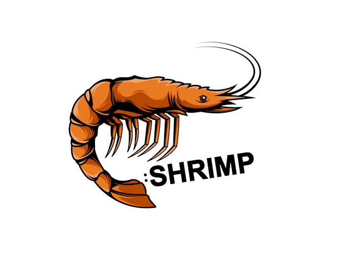 Do creative shrimp cartoon logo for you with free revisions and vector ...