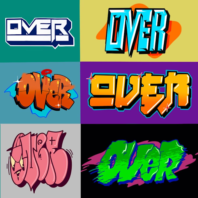 Create original custom graffiti style design art for yourlogo or word ...