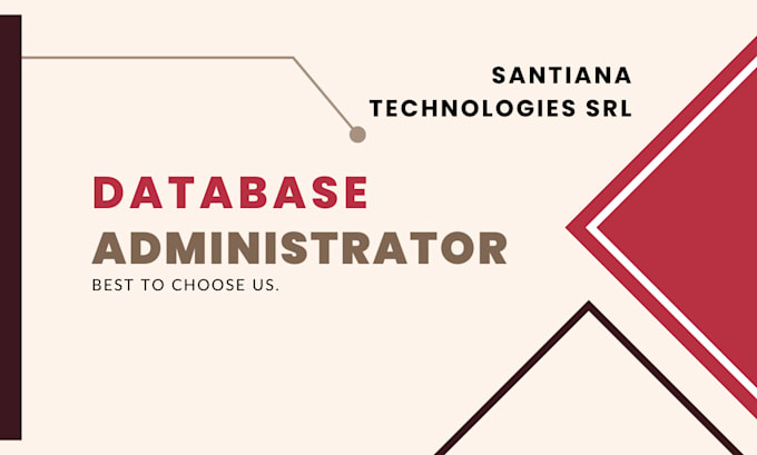 Be your database administrator offering consulting, configuration and ...