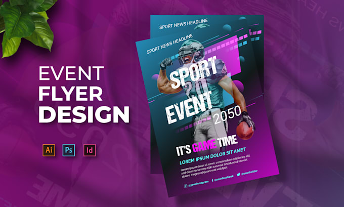 Design event flyer modern, one pager, promotional by Dotsign00 | Fiverr