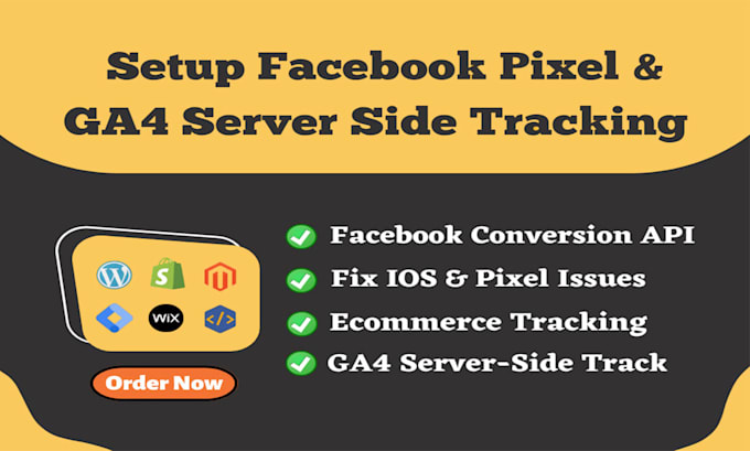 Fix or setup facebook pixel conversion api and server side tracking with gtm by Arif738 | Fiverr