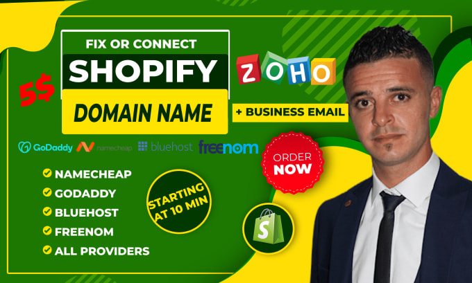 Connect custom domain to your shopify store by Mehdibenchiheub | Fiverr Connect custom domain to your shopify store by Mehdibenchiheub | Fiverr