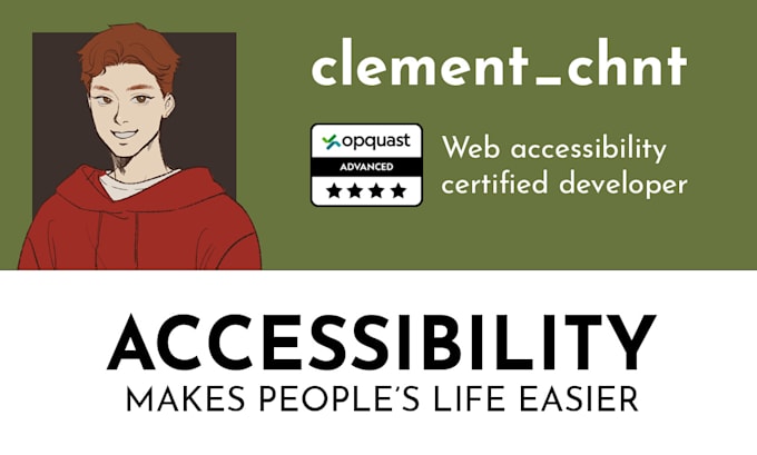 Perform web quality testing and accessibility audit by Clement_chnt ... Perform web quality testing and accessibility audit by Clement_chnt ...