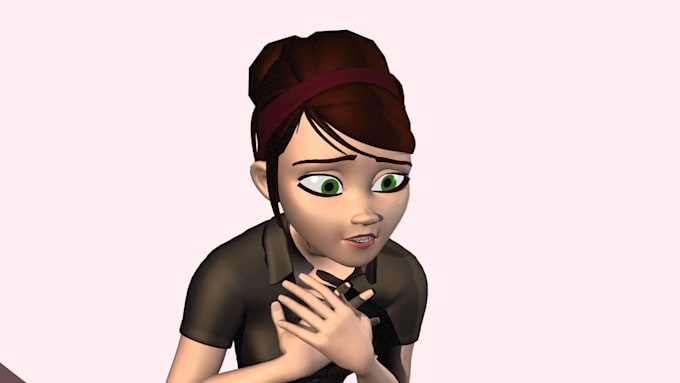 You will get a 3d cartoon animation video, 3d character design, 3d ...