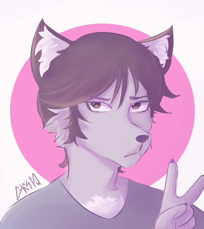 Draw furry art, your fursona or an icon of your furry by Ghost_kagamine ...