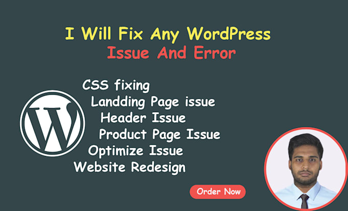 Fix Wordpress Issues Remove Bugs Or Wordpress Errors In 3 Hour By Web