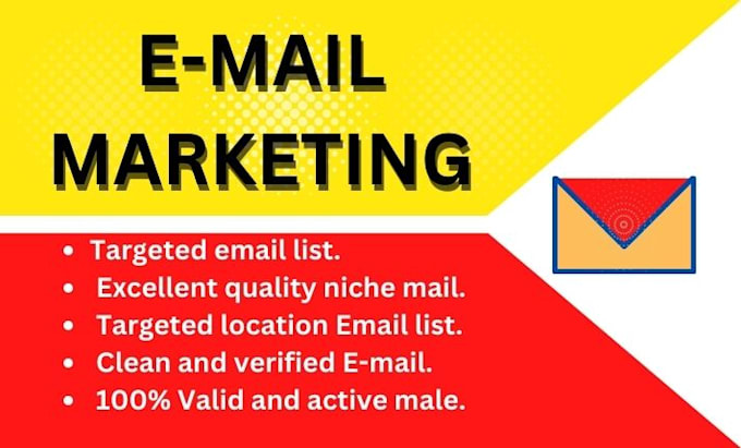 Research your niche target email list by Dgm_numanaziz | Fiverr