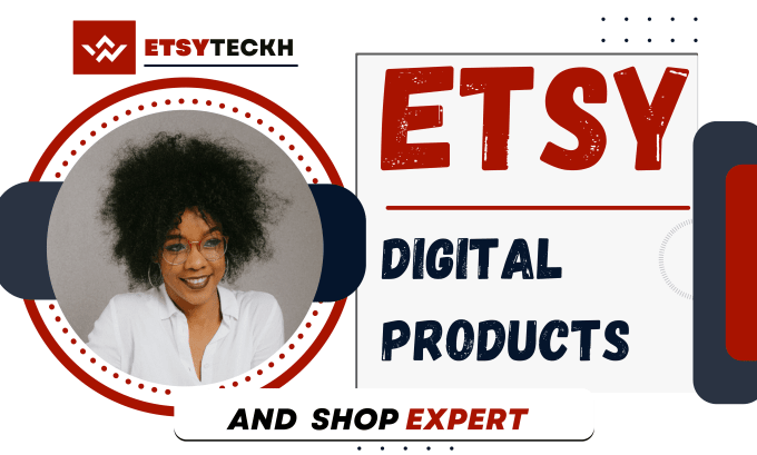 Set up etsy digital product shop, etsy wall art, design etsy digital ...