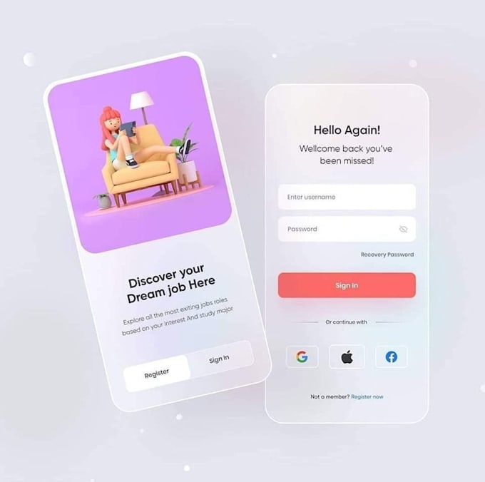 Covert any type of files xd, figma or psd into flutter app by Mr ...