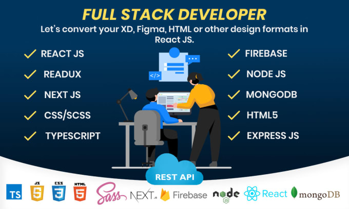 Develop applications using typescript, reactjs, nodejs, nextjs and mern ... Develop applications using typescript, reactjs, nodejs, nextjs and mern ...