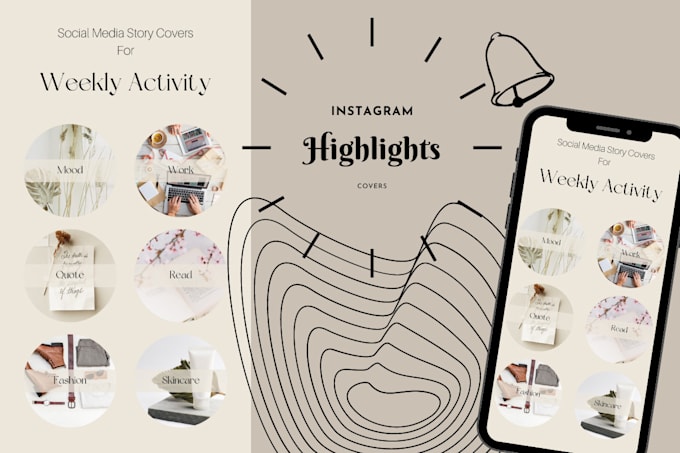 Create instagram story highlight cover for your brand by Hiba_uidesign ...
