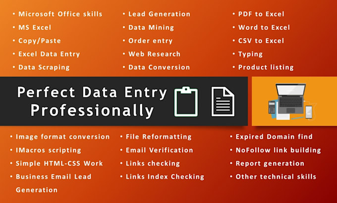 Do perfect data entry, copy paste, excel work by Asshuu | Fiverr