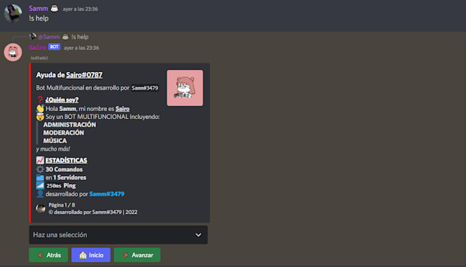 Create a custom discord bot for you by Jacquelinezabal | Fiverr