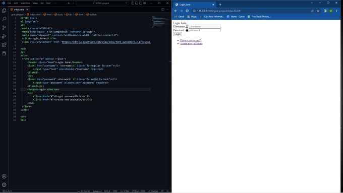 Create Html Forms Source Codes By Maruthu63 Fiverr