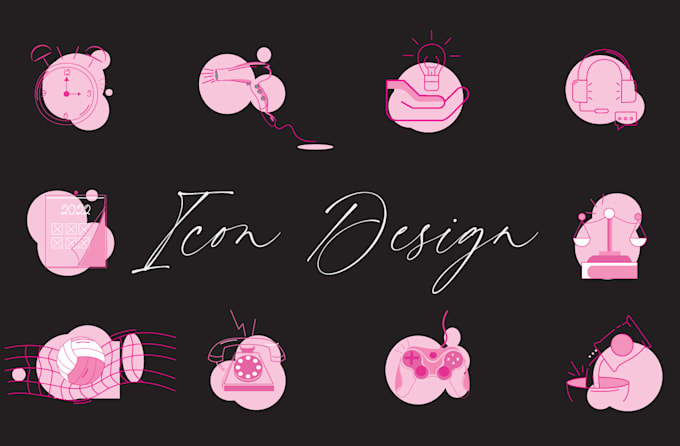 Design custom vector icon set in 24 hours by Iver_designs | Fiverr