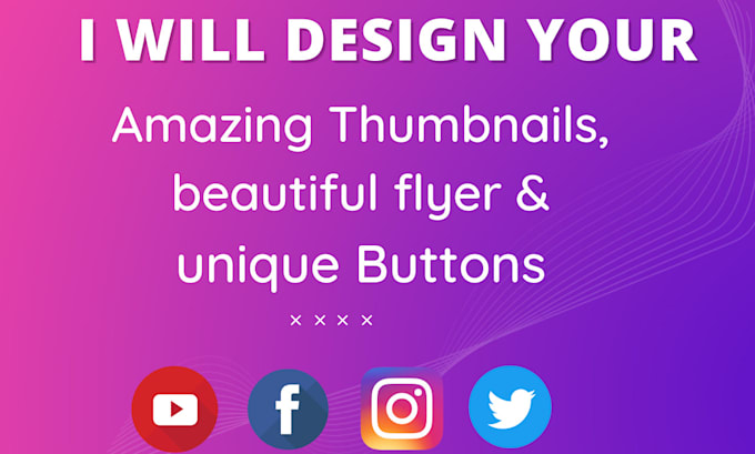 Create your amazing thumbnails, flyers and button by Hassifreelancer ...