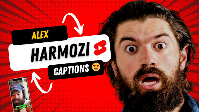 Add engaging captions to youtube shorts like alex harmozi by Aijaz520 ...