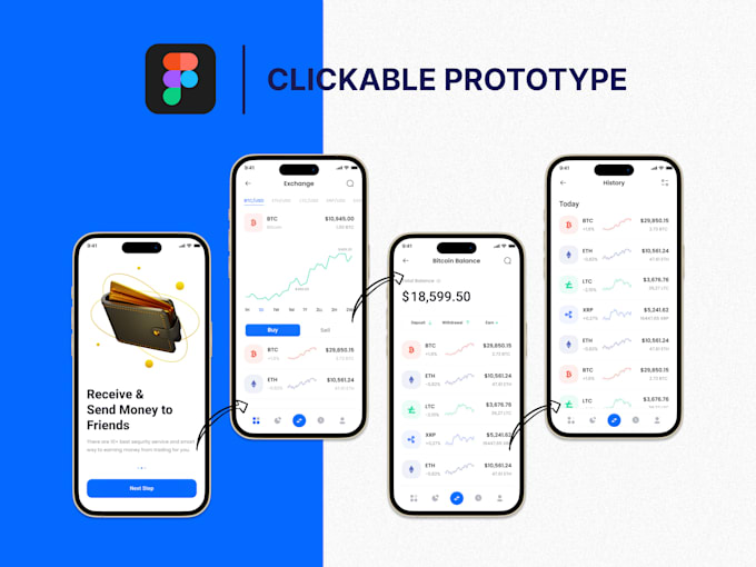 Create a clickable prototype from your figma file by Andeigor | Fiverr
