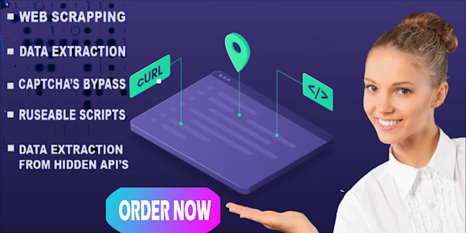 Design an automated web scraping bot to scrape any website into sql, json or csv by Dazito | Fiverr