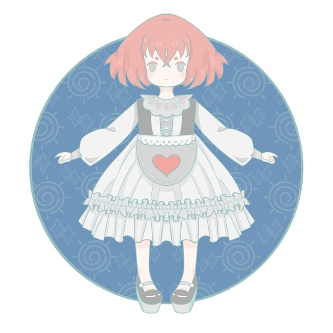 Draw cute characters oc and make simple clothing design by Yddzwm | Fiverr