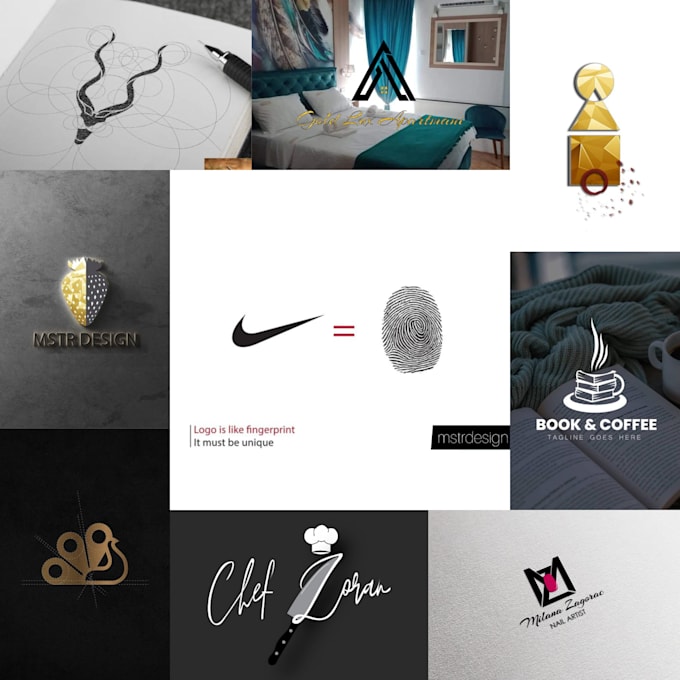 Create a unique logo only for you by Mstrdesign_ | Fiverr
