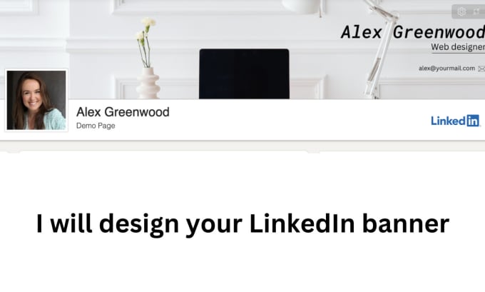 Design a professional linkedin background image by Tiramisuse | Fiverr