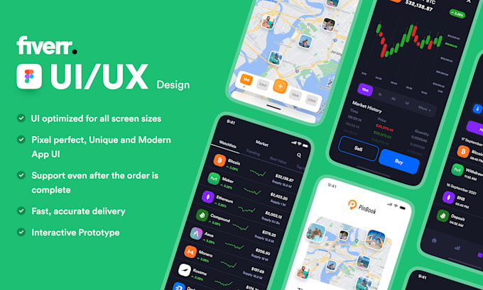 Do ui ux and app mobile ui design with figma by Pathum_tzoo1 | Fiverr