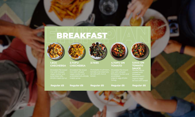 Create a modern and exclusive menu for your business by Francostroff ...