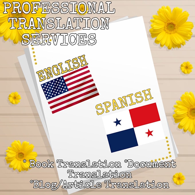 Translate any document from english to spanish and vice versa by ...