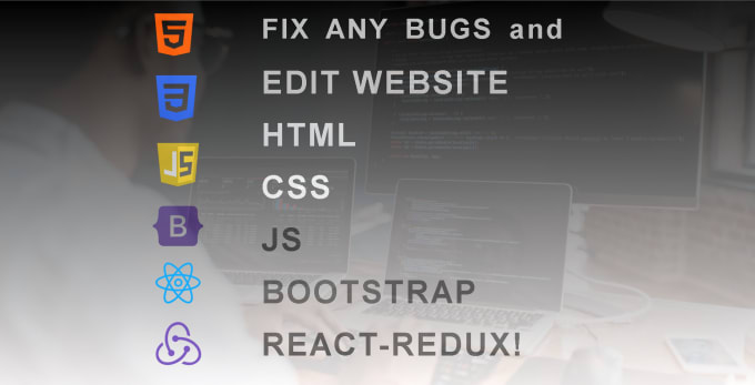 Fix Bugs Errors Issues Html Css Js React Redux Website By