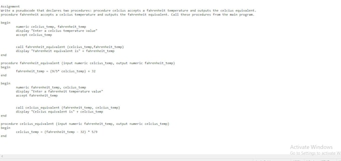 Help you with simple algorithms and flowcharts by Barinemeh | Fiverr