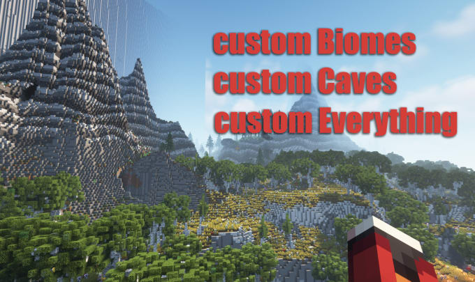 Make an amazing worldpainter minecraft map with custom biomes for you by Alissugk | Fiverr