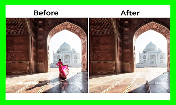 Add or remove person, objects, change background with retouching by Shafiqur97 | Fiverr