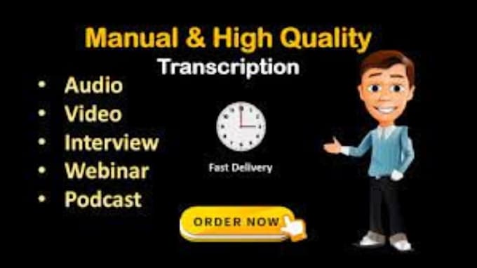 Transcript any text for you by Aamnaaamir85 | Fiverr