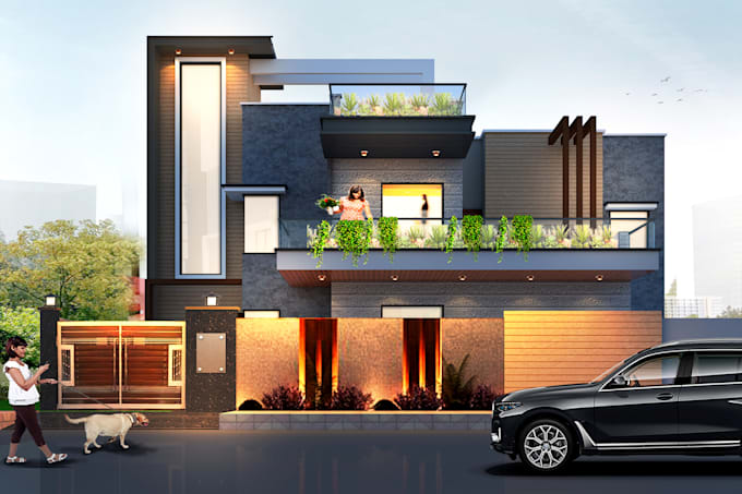 Make 3d exterior designs by Ravi3291 | Fiverr