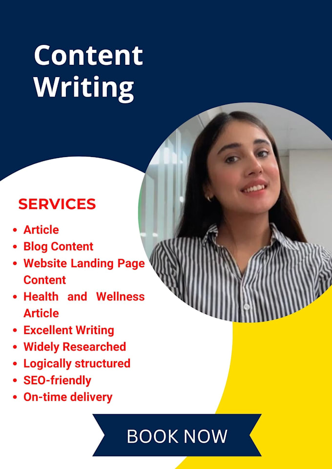 Write any article, seo content , website content, blog post by ... Write any article, seo content , website content, blog post by ...