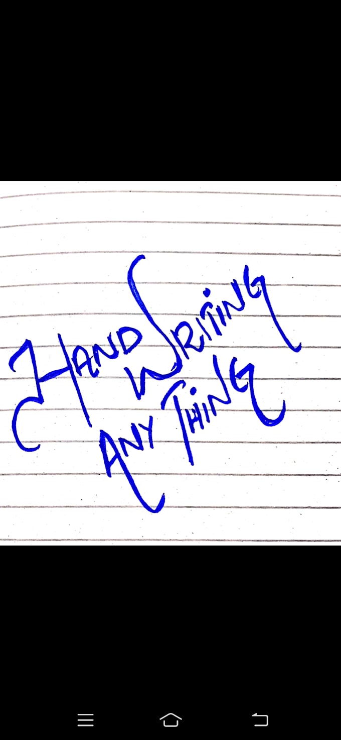 Handwrite anything in my cursive handwriting style by Nimmba8 | Fiverr
