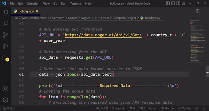 Do Your Coding Projects And Tasks In Python By Adnanali05 Fiverr