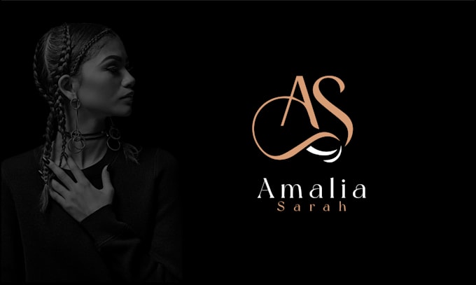 Design initial personal and business branding letter name text based ...