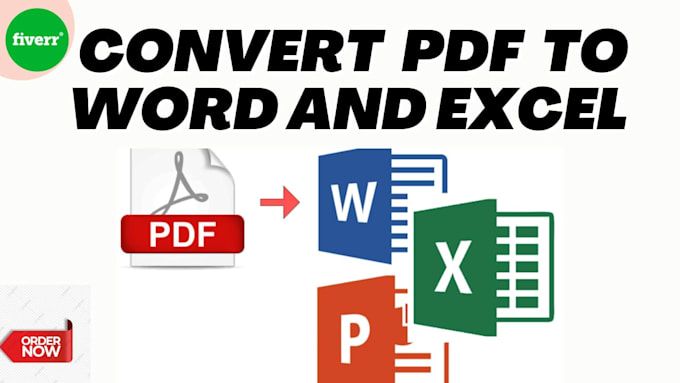 Convert your pdf to word , excel, and ppt in just 20 hours by Saeed211 ...