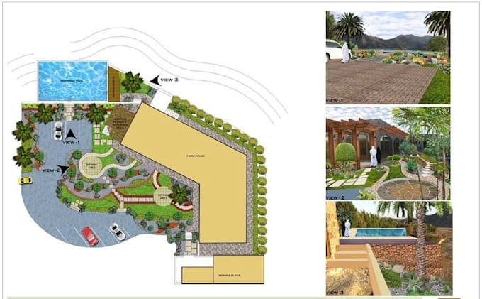 Do best landscape designs and can arrange execution by Landscapeleisur ...