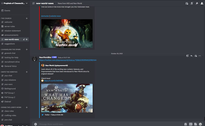 Create a discord server for you, your organization, or even your ...