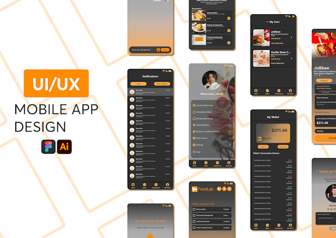 Create ui ux mobile design by Solarityxx | Fiverr