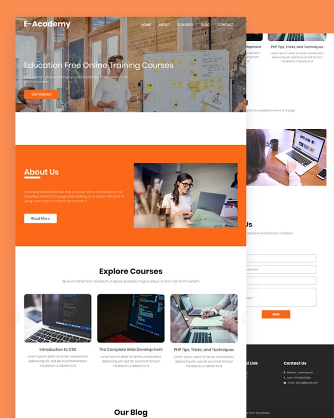 Convert your psd, xd, figma, sketch to html by Narendragawade | Fiverr Convert your psd, xd, figma, sketch to html by Narendragawade | Fiverr