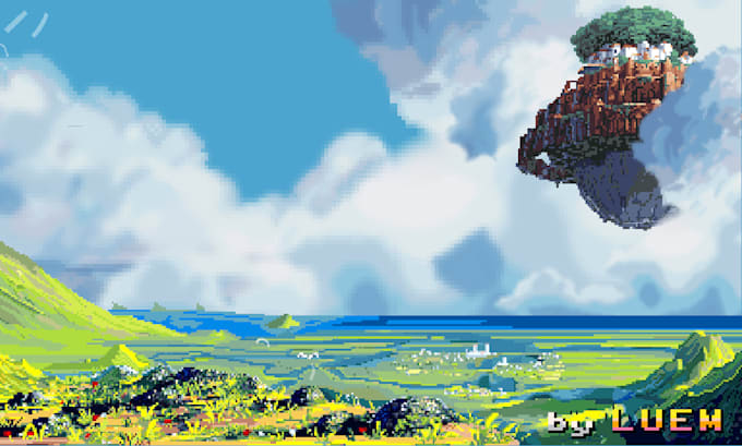 Create pixel art animation intro outro for your stream by Luem__ | Fiverr