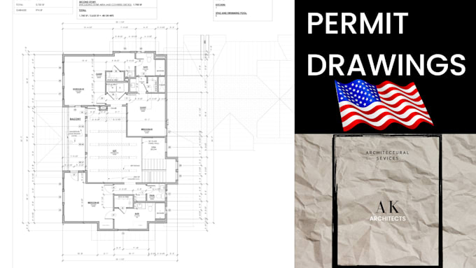 Do architectural drawings for city permit application by Ka ...